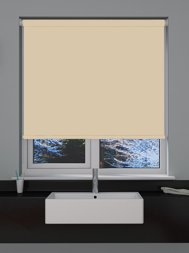 Linen Blackout Roller Blind | Blinds Direct Online